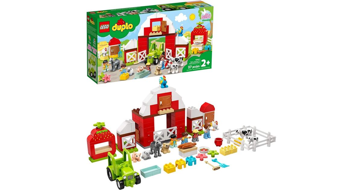 Lego Duplo 10952 Stodola, traktor a zvířátka z farmy - Mrakyhraček.cz